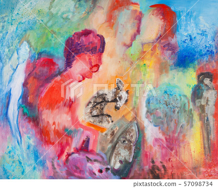 ghosts of a past life - Stock Illustration [57098734] - PIXTA