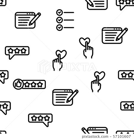 Reviews Vector Seamless Pattern - Stock Illustration [57101607] - PIXTA