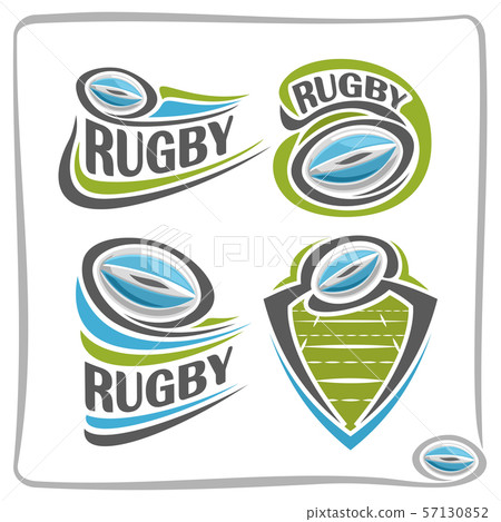 Vector set for Rugby - Stock Illustration [57130852] - PIXTA