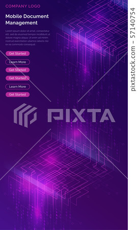 Big data waterfall, streams of digital binary code - Stock Illustration [57140754] - PIXTA