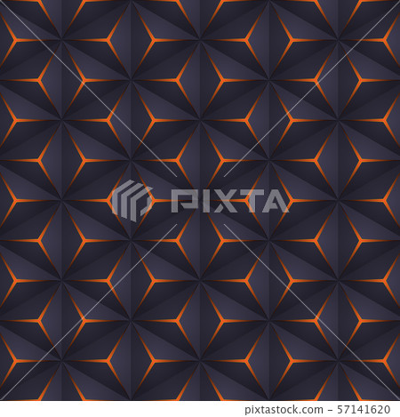 Abstract dark triangle shine background - Stock Illustration [57141620 ...