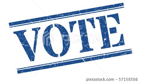 vote stamp. vote square grunge sign. vote - Stock Illustration ...