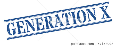 generation x stamp. generation x square grunge - Stock Illustration ...