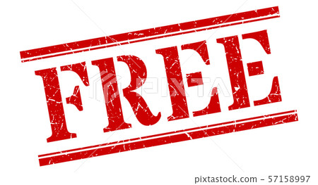 free stamp. free square grunge sign. free - Stock Illustration ...