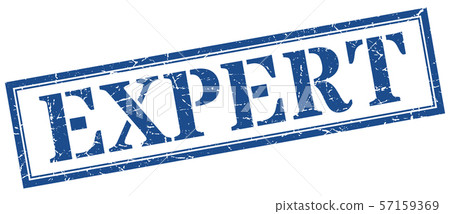expert stamp. expert square grunge sign. expert - Stock Illustration ...