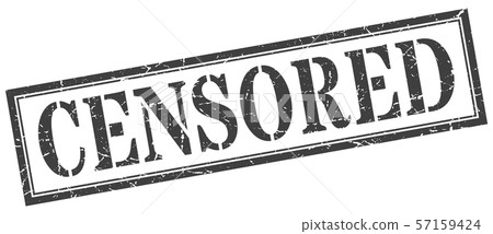 censored stamp. censored square grunge sign. - Stock Illustration ...