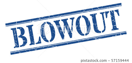 blowout stamp. blowout square grunge sign. blowout - Stock Illustration ...