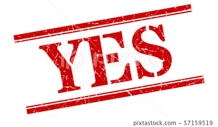 yes stamp. yes square grunge sign. yes - Stock Illustration [57159519 ...