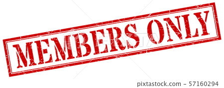 members only stamp. members only square grunge - Stock Illustration ...