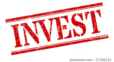 invest stamp. invest square grunge sign. invest - Stock Illustration ...