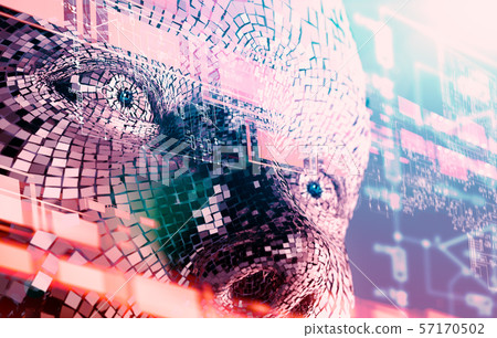 Algorithm programming and artificial intelligence - Stock Illustration ...