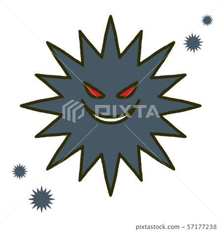 Vicious virus illustration - Stock Illustration [57177238] - PIXTA