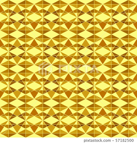 Seamless geometric pattern of yellow (gold)... - Stock Illustration ...