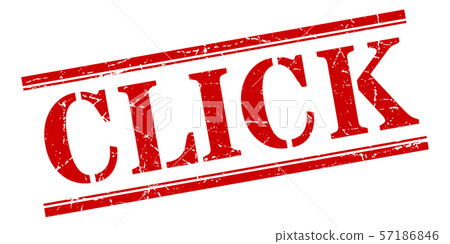 click stamp. click square grunge sign. click - Stock Illustration ...