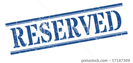 reserved stamp. reserved square grunge sign. - Stock Illustration ...