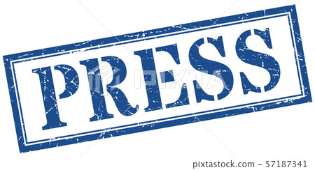press stamp. press square grunge sign. press - Stock Illustration ...