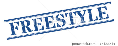 freestyle stamp. freestyle square grunge sign. - Stock Illustration ...