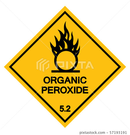 Organic Peroxide Symbol Sign ,Vector Illustration, - Stock Illustration ...
