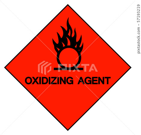 Oxidizing Agent Symbol Sign, Vector Illustration, - Stock Illustration ...