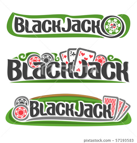 Vector logo for Black Jack - Stock Illustration [57193583] - PIXTA
