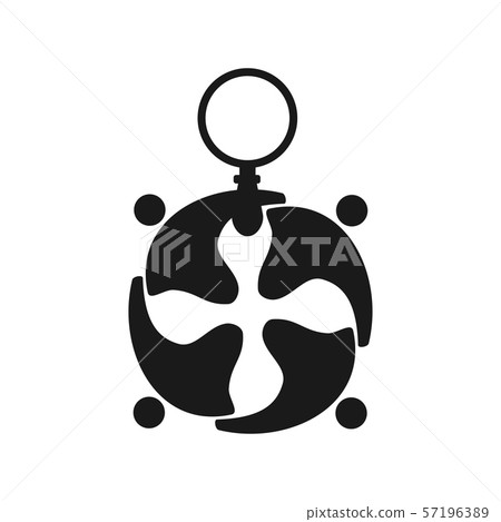 Magnify Community Commitment Teamwork Together - Stock Illustration ...