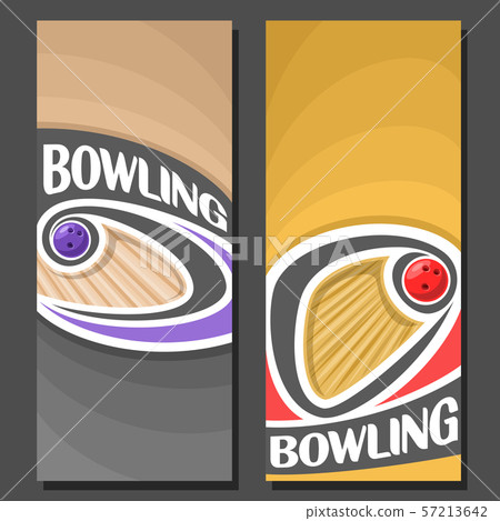Vector banners for Bowling - Stock Illustration [57213642] - PIXTA