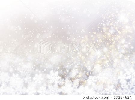 Silver snow pattern - Stock Illustration [57234624] - PIXTA