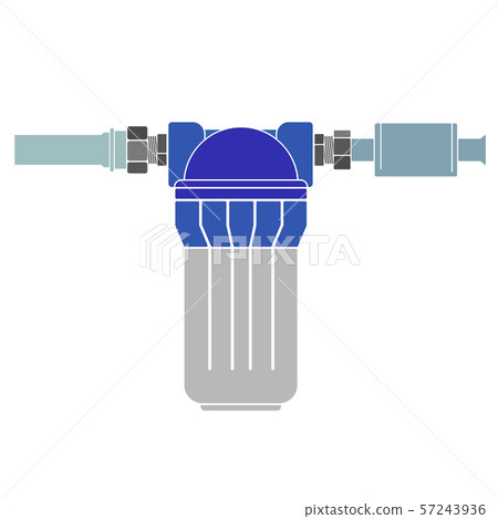 Water purification filter pipe connection - Stock Illustration ...