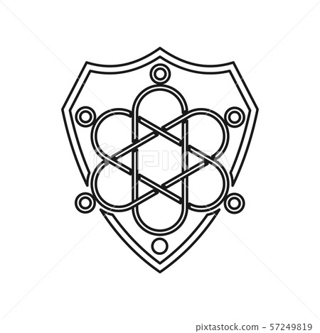 protection shield Commitment Teamwork Together - Stock Illustration ...