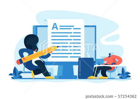 Copywriting concept vector illustration - Stock Illustration [57254362 ...