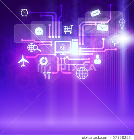 Global technologies - Stock Illustration [57258295] - PIXTA