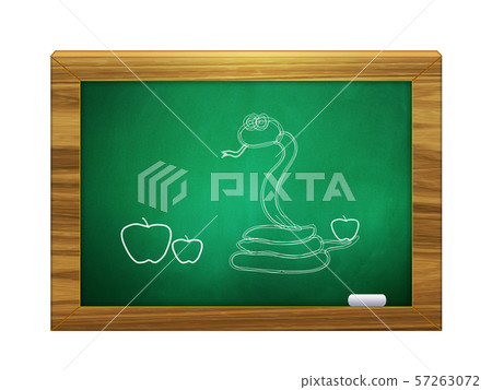 Cartoon snake with apples - Stock Illustration [57263072] - PIXTA