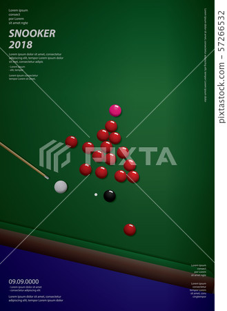 Snooker Championship Poster Design Template... - Stock Illustration ...