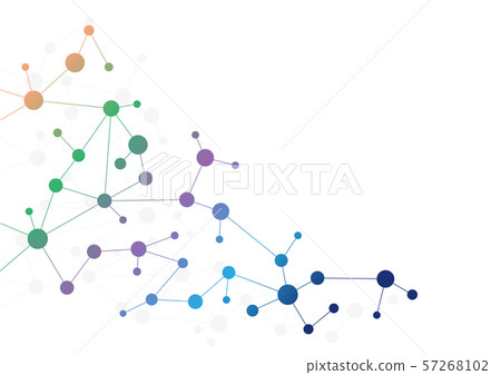 Abstract geometric Circuit connect lines and... - Stock Illustration ...