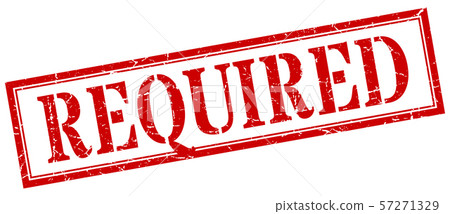 required stamp. required square grunge sign. - Stock Illustration ...