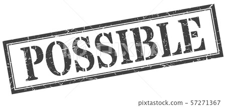 possible stamp. possible square grunge sign. - Stock Illustration ...
