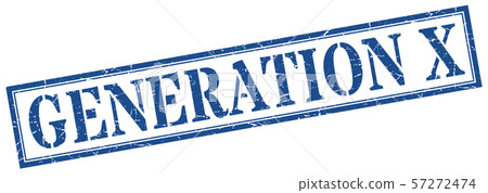 generation x stamp. generation x square grunge - Stock Illustration ...