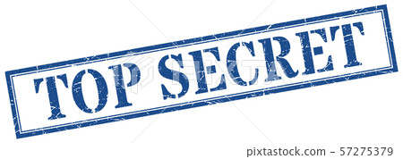 top secret stamp. top secret square grunge sign. - Stock Illustration ...