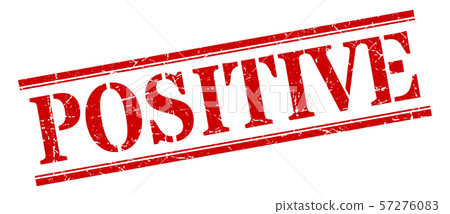 positive stamp. positive square grunge sign. - Stock Illustration ...
