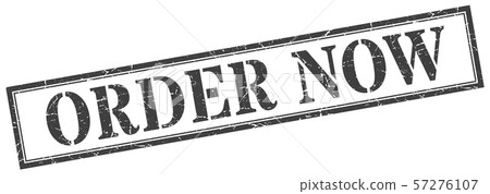 order now stamp. order now square grunge sign. - Stock Illustration ...