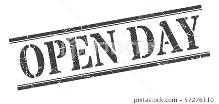 open day stamp. open day square grunge sign. open - Stock Illustration ...