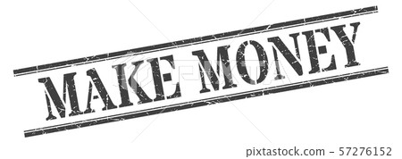 make money stamp. make money square grunge sign. - Stock Illustration ...