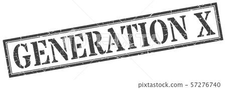 generation x stamp. generation x square grunge - Stock Illustration ...