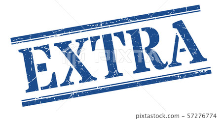extra stamp. extra square grunge sign. extra - Stock Illustration ...