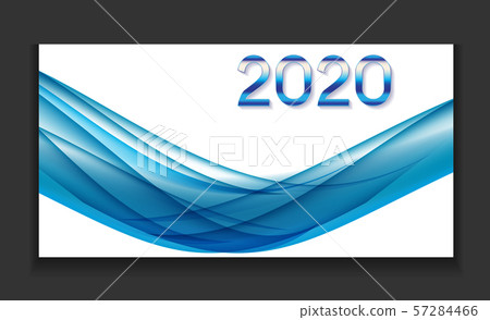 2020 Abstract Vector Illustration of New Year on - Stock Illustration ...