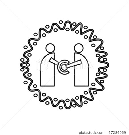 circle rotation Commitment Teamwork Together - Stock Illustration ...