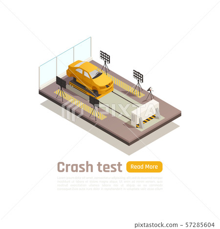 Crash Test Car Composition - Stock Illustration [57285604] - PIXTA