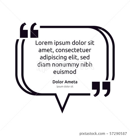 Remark quote text box poster template concept. - Stock Illustration ...