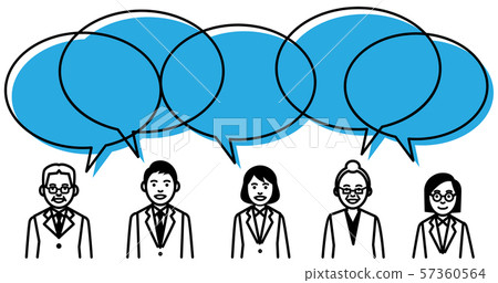 Balloon and people - Stock Illustration [57360564] - PIXTA