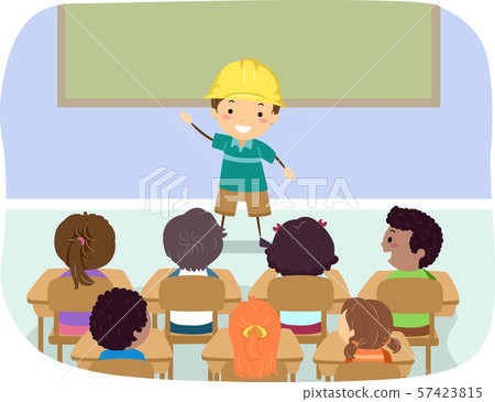 Stickman Kids Boy Dream Job Career Day - Stock Illustration [57423815 ...